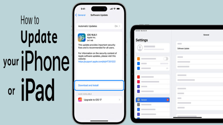 How to Update Your iPhone or iPad - kttpharm